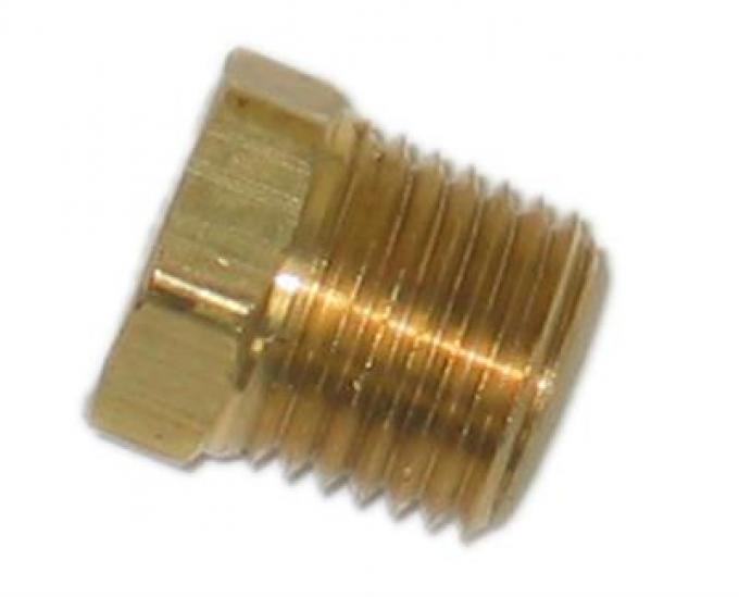 66 Radiator Drain Plug - 427 Brass | Corvette Depot