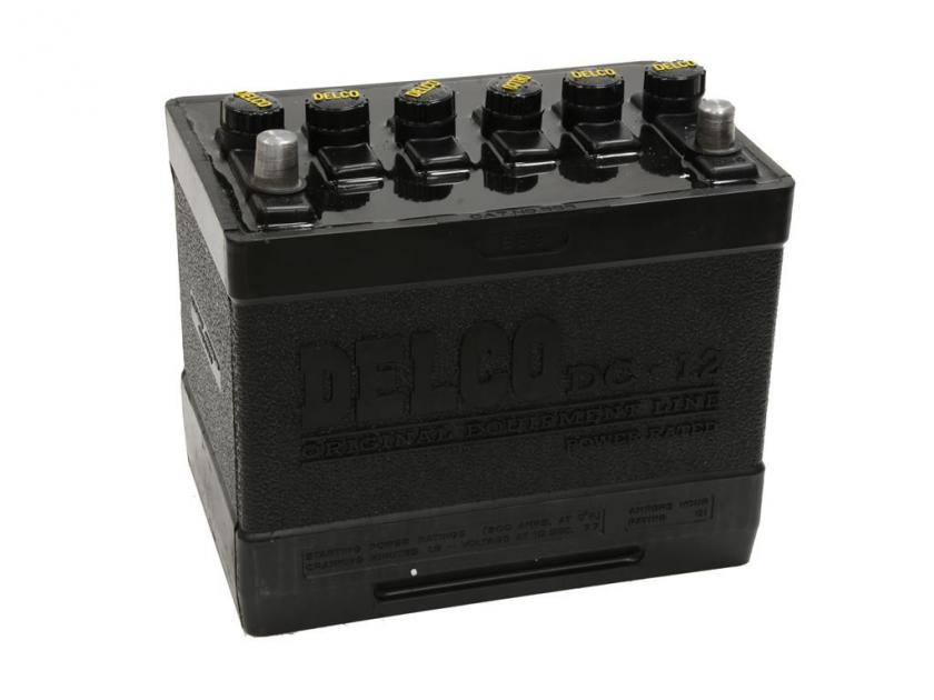 66 Sealed Maintenance Free Tar Top Delco Battery DC-12 | Corvette Depot