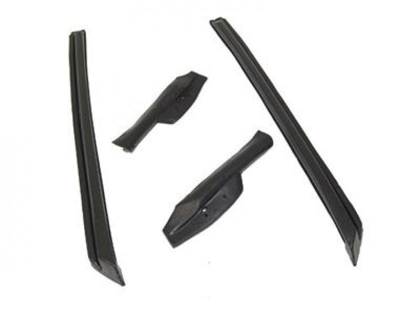 68-72 Windshield Post And Hinge Pillar Weatherstrip - Replacement ...