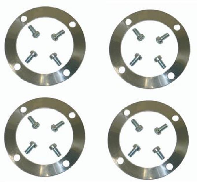 56-62 Hubcap Spinner Retainer And Screw Set - 4 Pieces | Corvette Depot