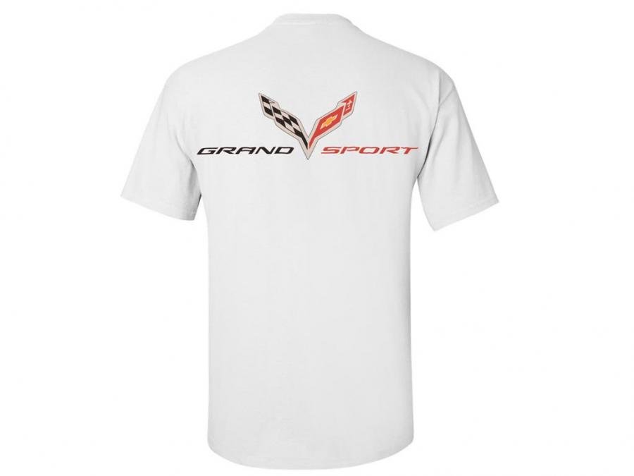 C7 Corvette Grand Sport White T-Shirt | Corvette Depot