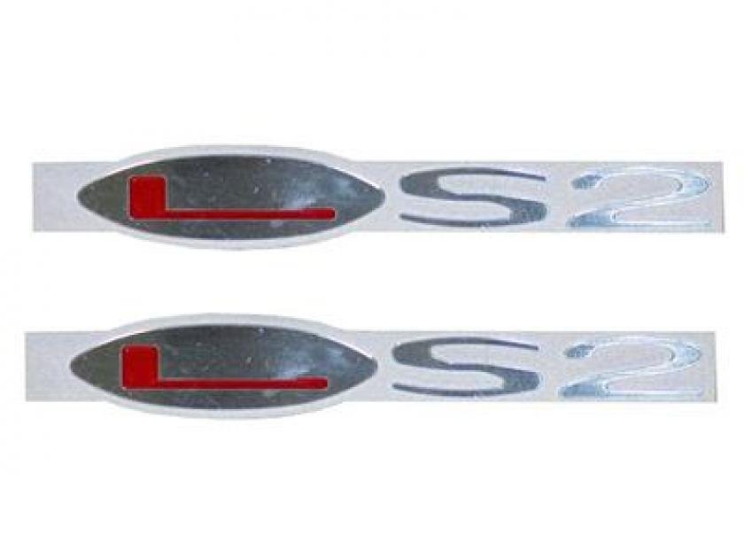 05-08 LS2 Billet Emblem (set Of 2) | Corvette Depot