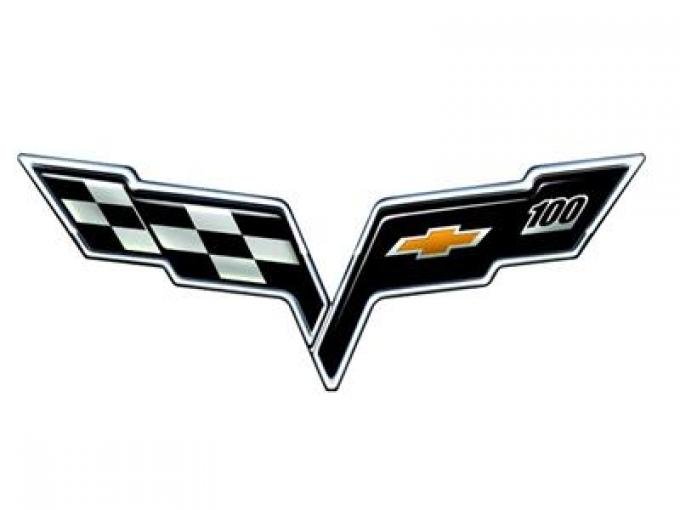 Metal Sign - C6 Centennial Edition Emblem - 32" X 12" - Photo Steel ...