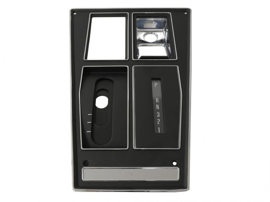 75-76 Shifter Console Plate - Automatic with Air Conditioning ...