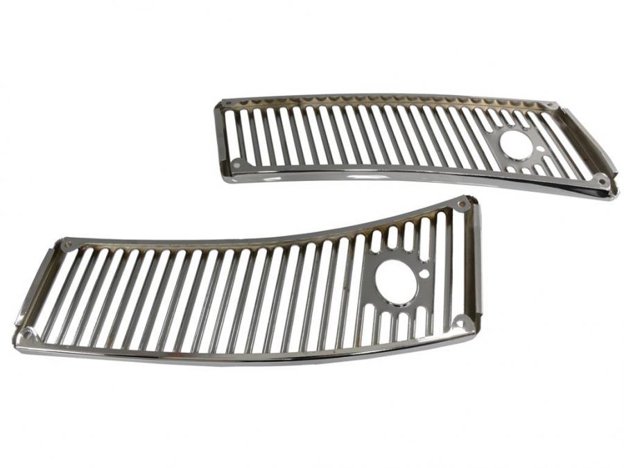 63-67 Chrome Windshield Wiper Vent Grille | Corvette Depot