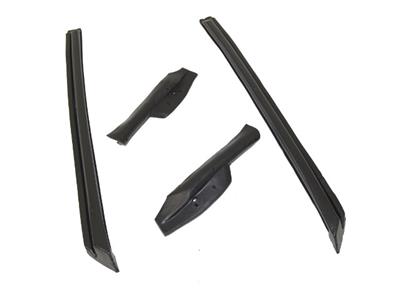 68-72 Windshield Post And Hinge Pillar Weatherstrip - Replacement ...