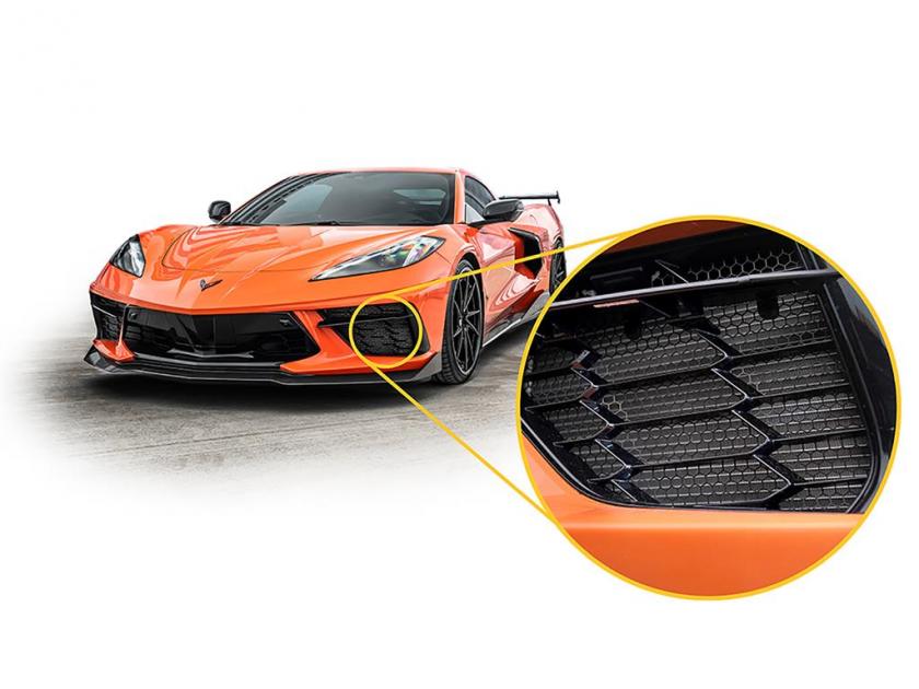 2020-2023 Scrape Armor Radiator Grill Guards | Corvette Depot