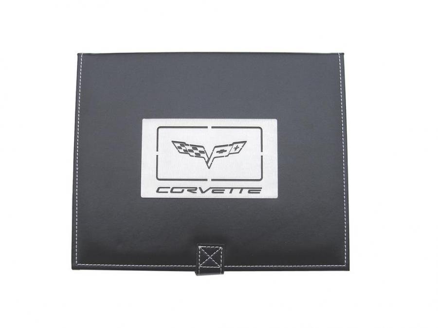 Valet / Jewelry Box With Corvette Script And Flag Logo | Corvette Depot