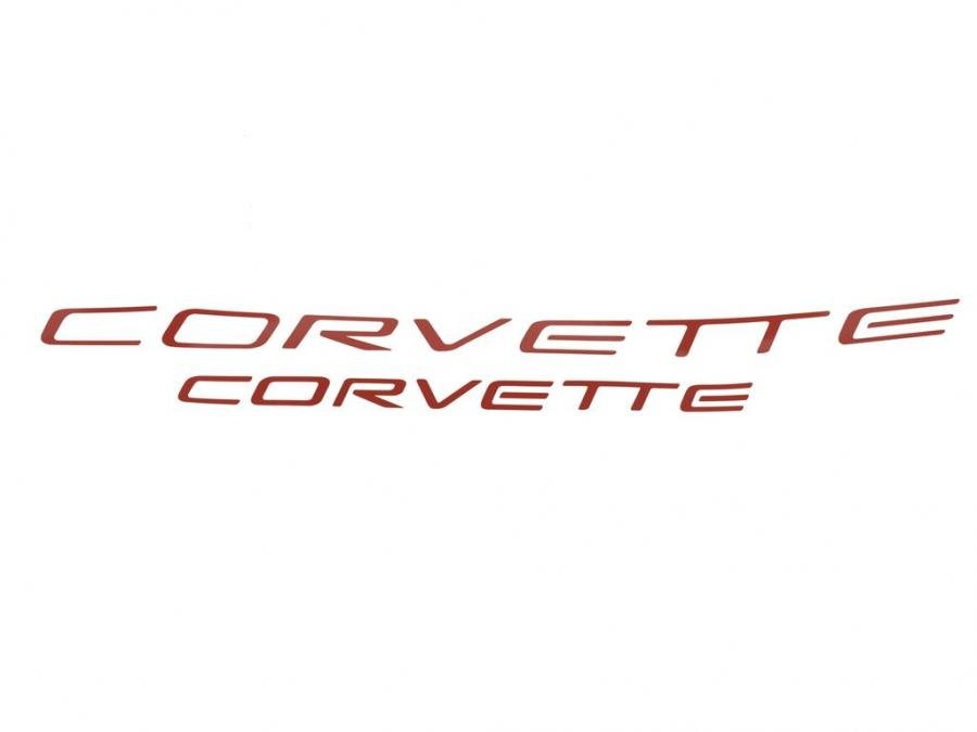 97-04 Corvette Front And Rear Vinyl Decal Lettering Kit | Corvette Depot