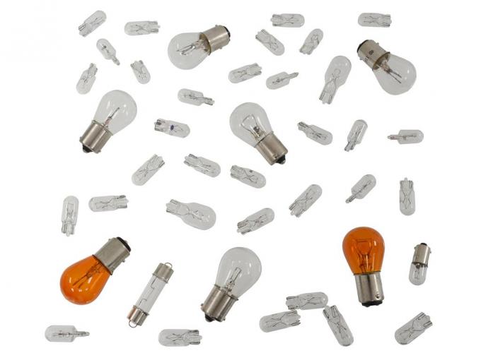 78 Light Bulb Kit - 42 Pieces | Corvette Depot