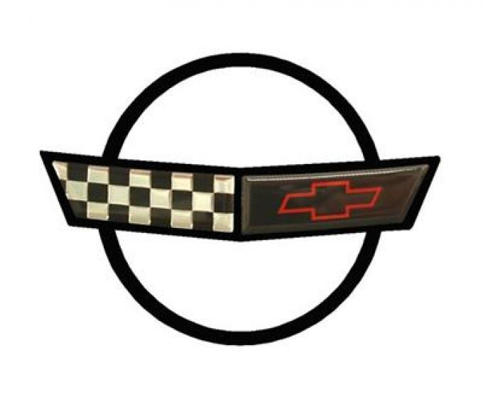 1991-96 Corvette C4 Front Emblem 27" X 19" - Photo Steel Sign ...