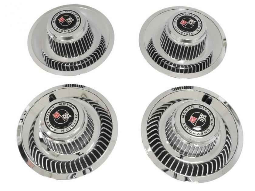 69-82 Rally Wheel Center Cap With Crossflag Emblem - Set Of 4 ...