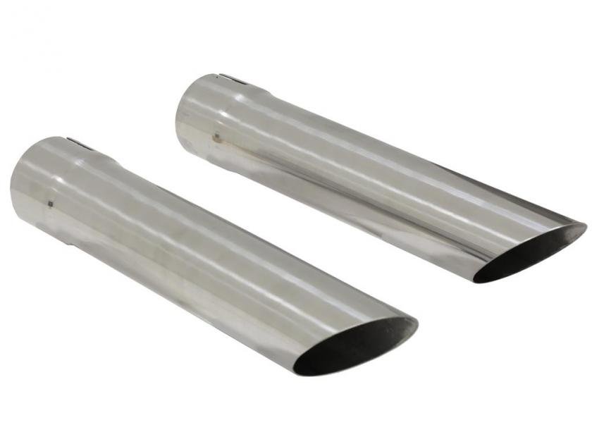 63-67 Exhaust Extensions / Tips - Stainless Steel With Seam | Corvette ...