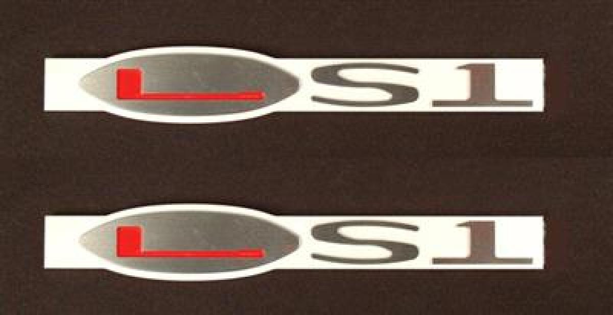 97-04 Ls1 Billet Emblem (set Of 2) | Corvette Depot
