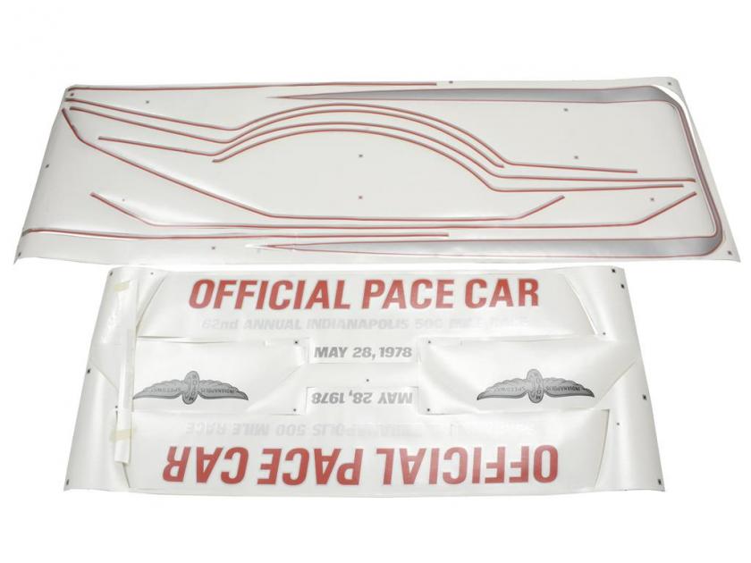 78 Body Decal Kit - Pace Car Decal | Corvette Depot