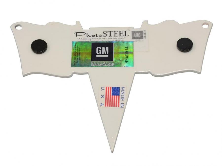 Magnet - 63-64 Corvette Nose Emblem - 5" X 3" - Photo Steel | Corvette ...