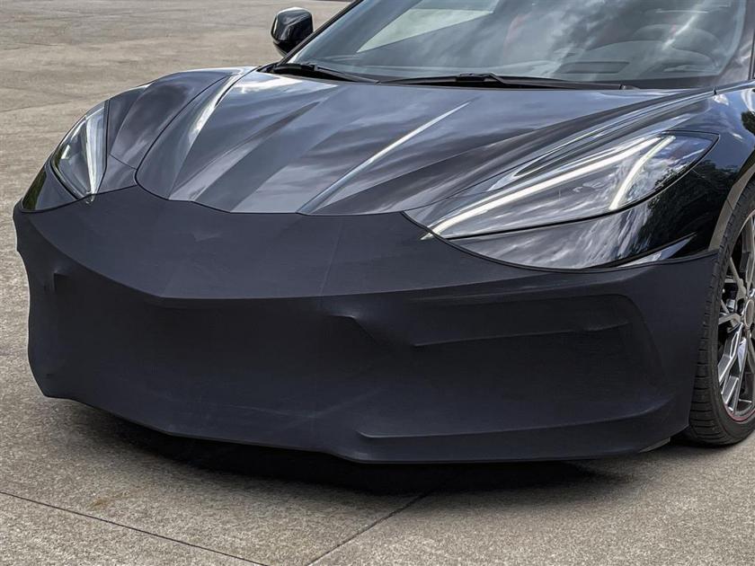 2020-2023 NoviStretch Black Stretch Mesh Nose Mask | Corvette Depot