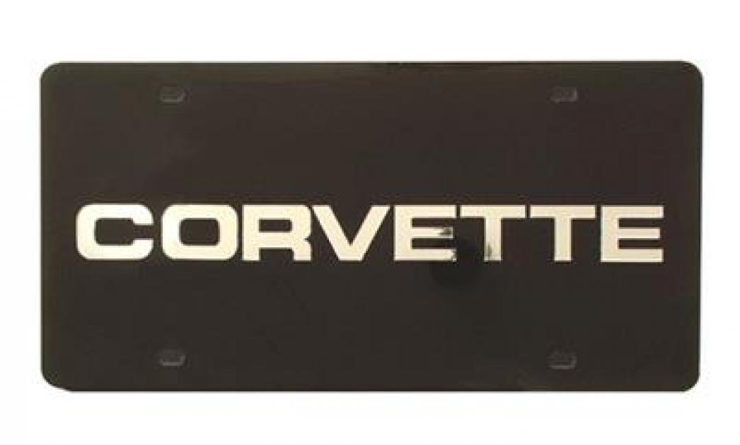 License Plate - Laser Corvette Letters | Corvette Depot
