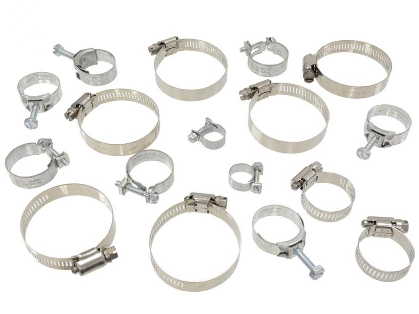71-72 Radiator And Heater Hose Clamp Set - 454 With Air Conditioning ...