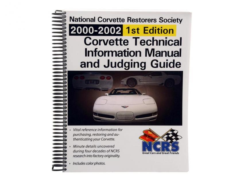 00-02 NCRS Judging Manual 1st Edition | Corvette Depot