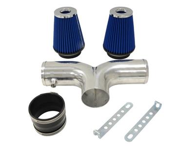 01-04 Dual Cone Air Intake - Polished Aluminum With Filters | Corvette ...