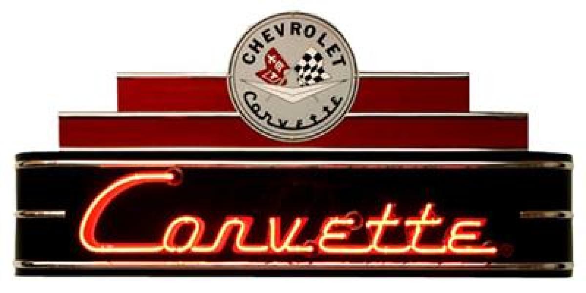 Neon Sign C1 Logo 48" | Corvette Depot
