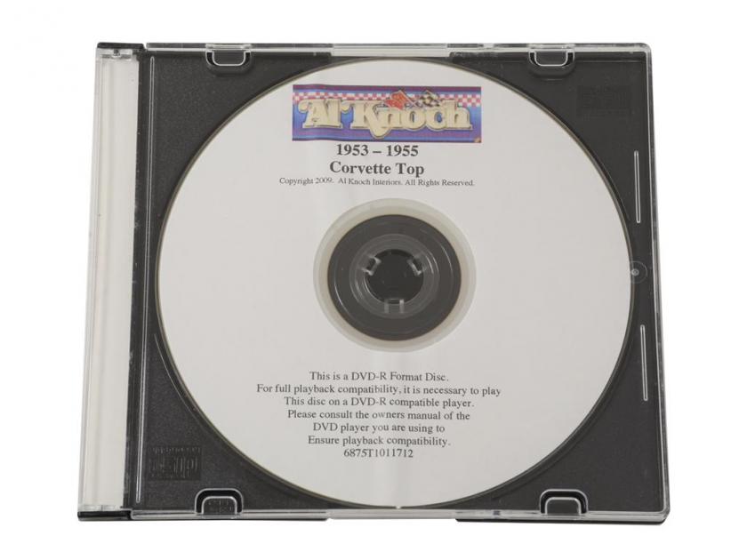 53-55 Convertible Top Installation DVD | Corvette Depot