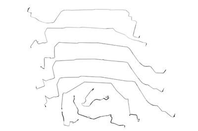 88-91 Brake Lines - Steel - 9 Pieces | Corvette Depot