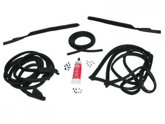 1969 Coupe Body Weatherstrip Set - Basic | Corvette Depot