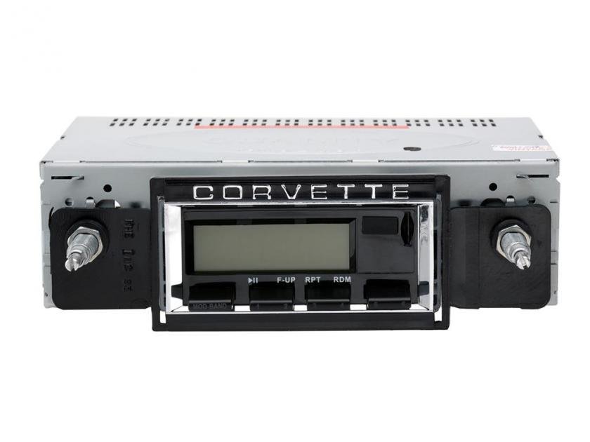 68-76 KHE 300 AM FM Black Face Stereo Radio *200 Watts* | Corvette Depot