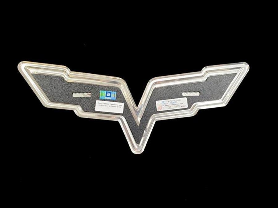 C6 Emblem Chrome Domz Sign | Corvette Depot