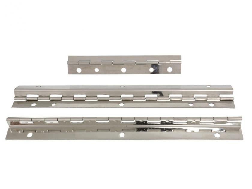 68-79 Rear Storage Compartment Door Hinge Set - 3 Door Stainless Steel ...