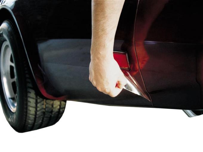 74-82 Cleartastic Paint Protector - Behind Rear Wheel | Corvette Depot