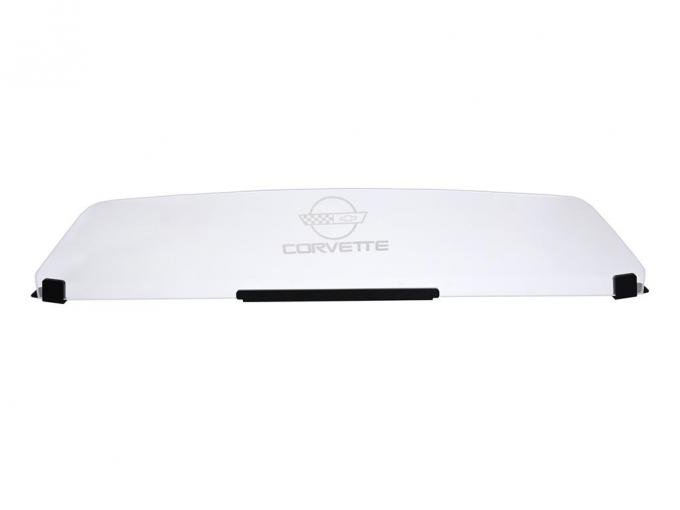 86-96 Clear Convertible Wind Restrictor / Deflector with C4 logo and ...