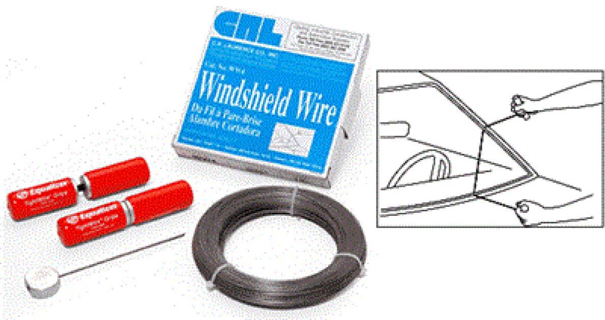 Windshield or Rear Glass Cutout Wire Kit | Corvette Depot