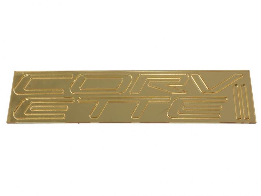 97-04 Corvette Rear Acrylic Lettering Kit | Corvette Depot