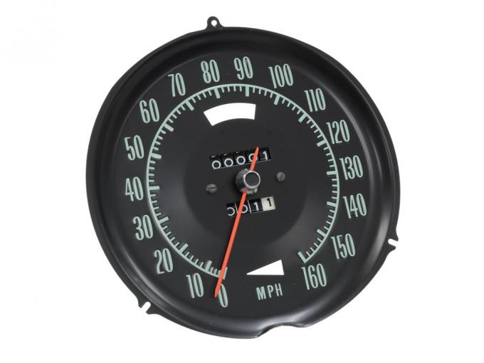 69-71 Speedometer - Green Letter | Corvette Depot