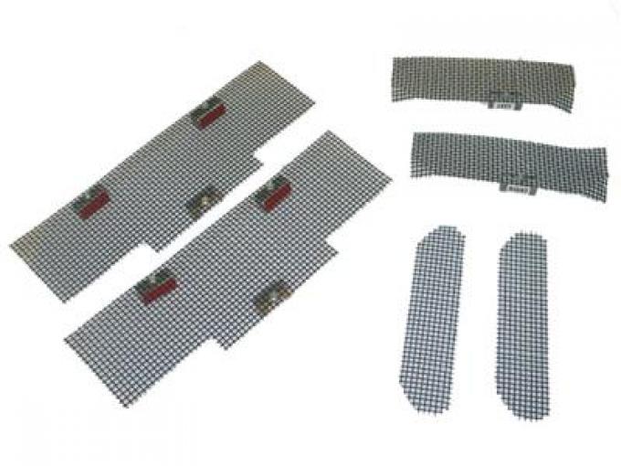 97-04 Brake / Side And Rear Duct Grille / Screen - Black - Set Of 6 ...