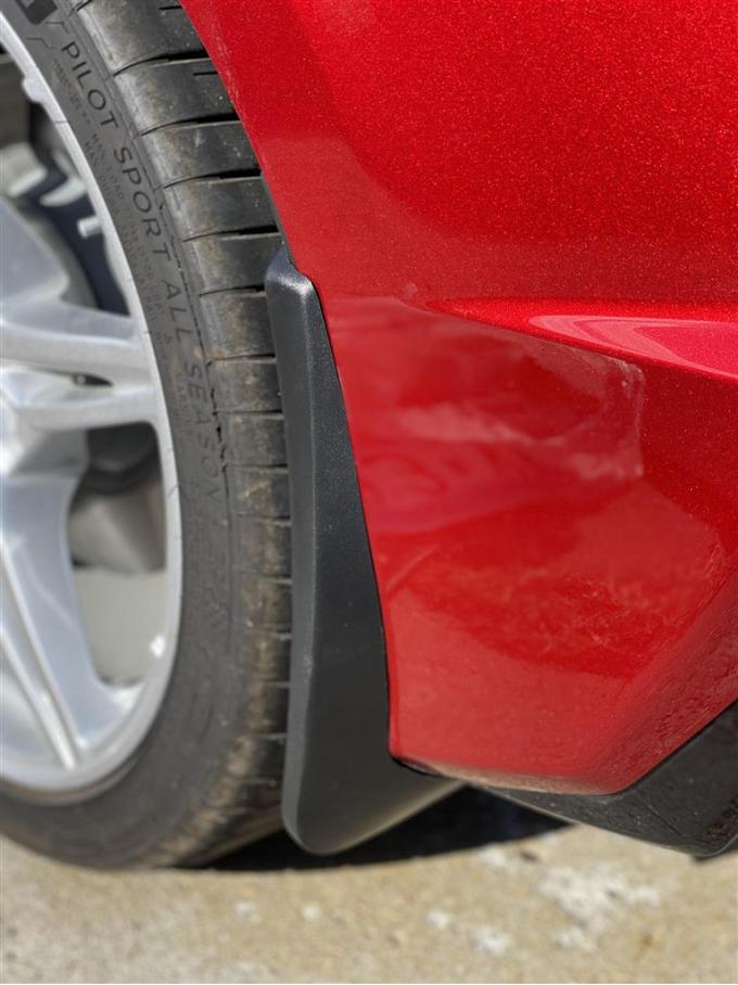 2020-203 Rear Fender Splash Guards - Altec Black | Corvette Depot