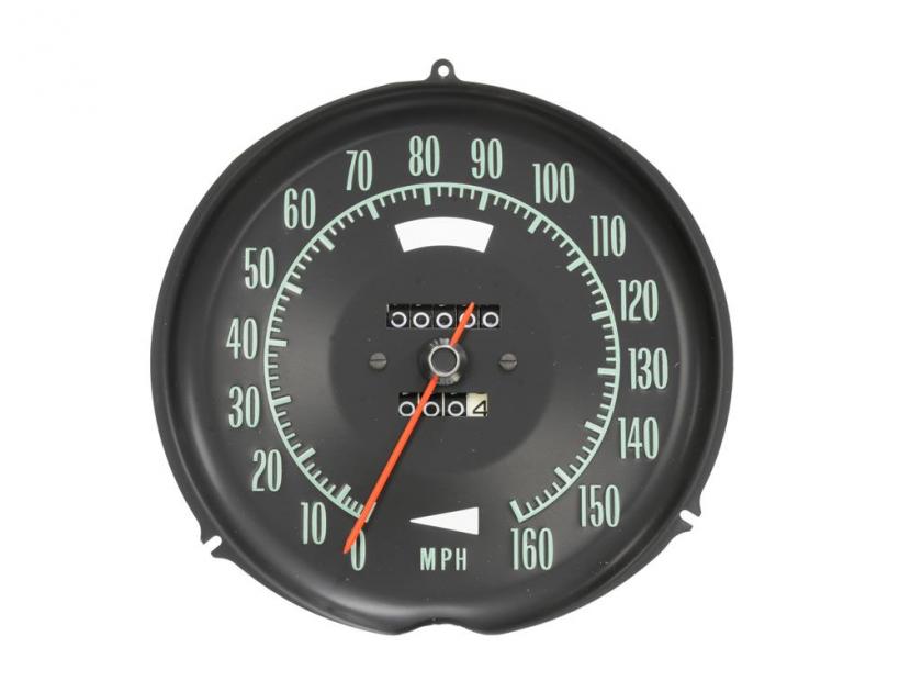 68 Speedometer - Green Letter | Corvette Depot