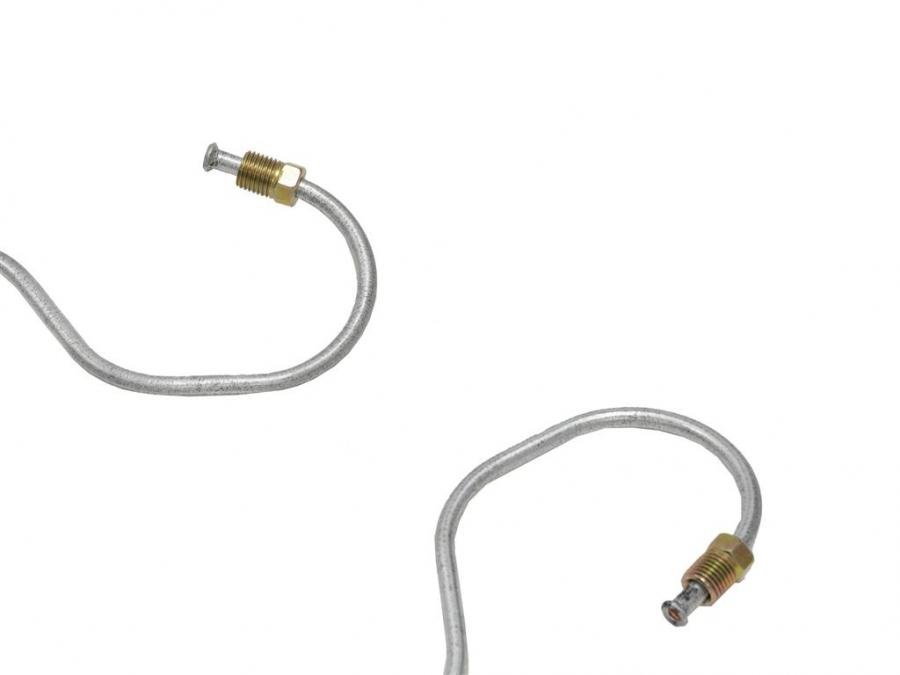 65-82 Steel Rear Caliper Brake Lines without Armor - Pair | Corvette Depot