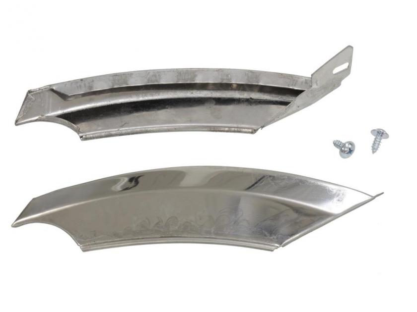 68-72 Lower Outer Windshield Mouldings On Fender - Pair | Corvette Depot