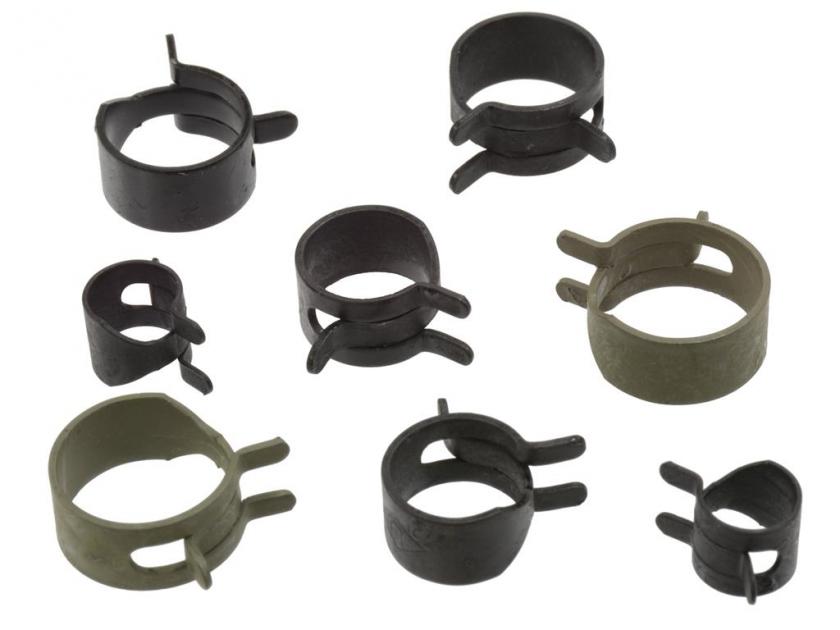 64-82 PCV / Fuel Line Spring Clamp Assortment - 2 Each 3/8 1/2 9/16 5/8 ...