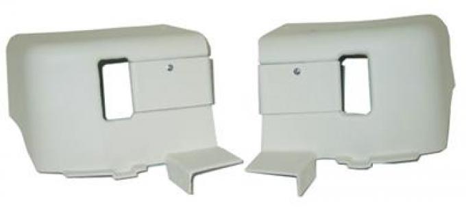 74-77 Coupe Rear Interior Quarter Trim Panel Extensions | Corvette Depot