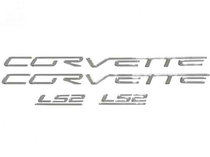 05-07 Fuel Rail Cover 3D Decals - Corvette Letter / Emblem Decals with ...