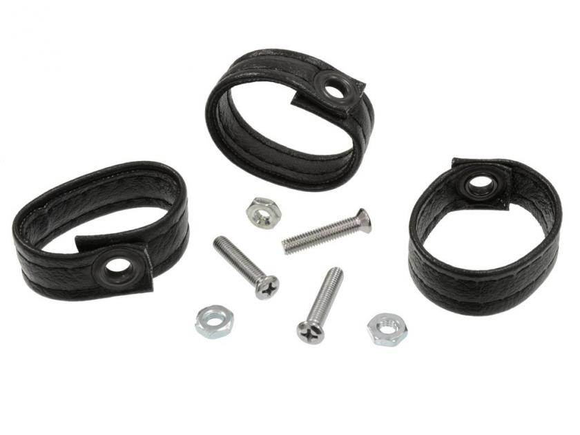 68-77 Rear Storage Compartment Door Pull Vinyl Loops w/Screws & Nuts ...