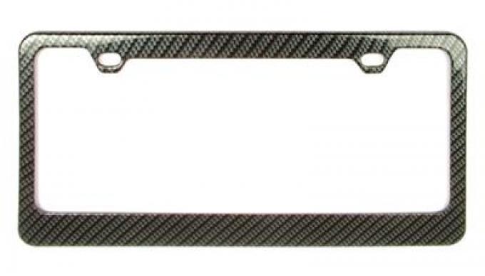 License Plate Frame / Bezel - Carbon Fiber Look | Corvette Depot