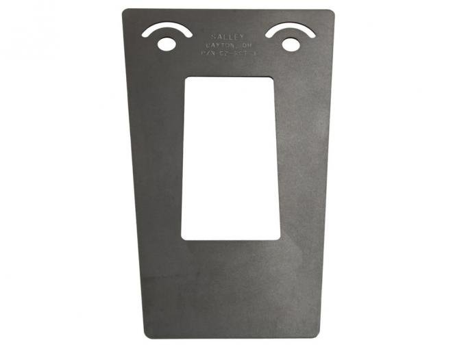 63-67 Radio Dash Cut Out Template | Corvette Depot