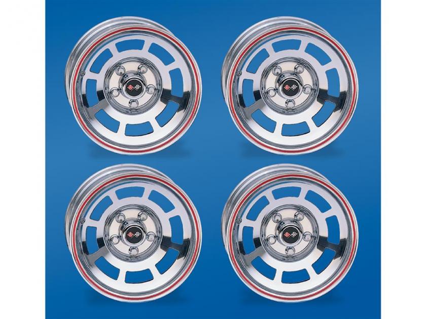 78 Pace Car Aluminum Wheels Complete Set with Caps and Lugnuts ...