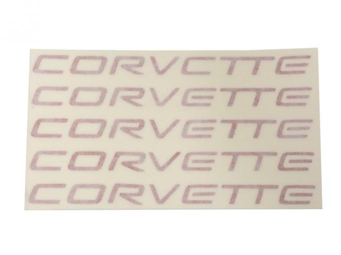00-04 Corvette Wheel Spoke Lettering Decals - Set of 4 | Corvette Depot